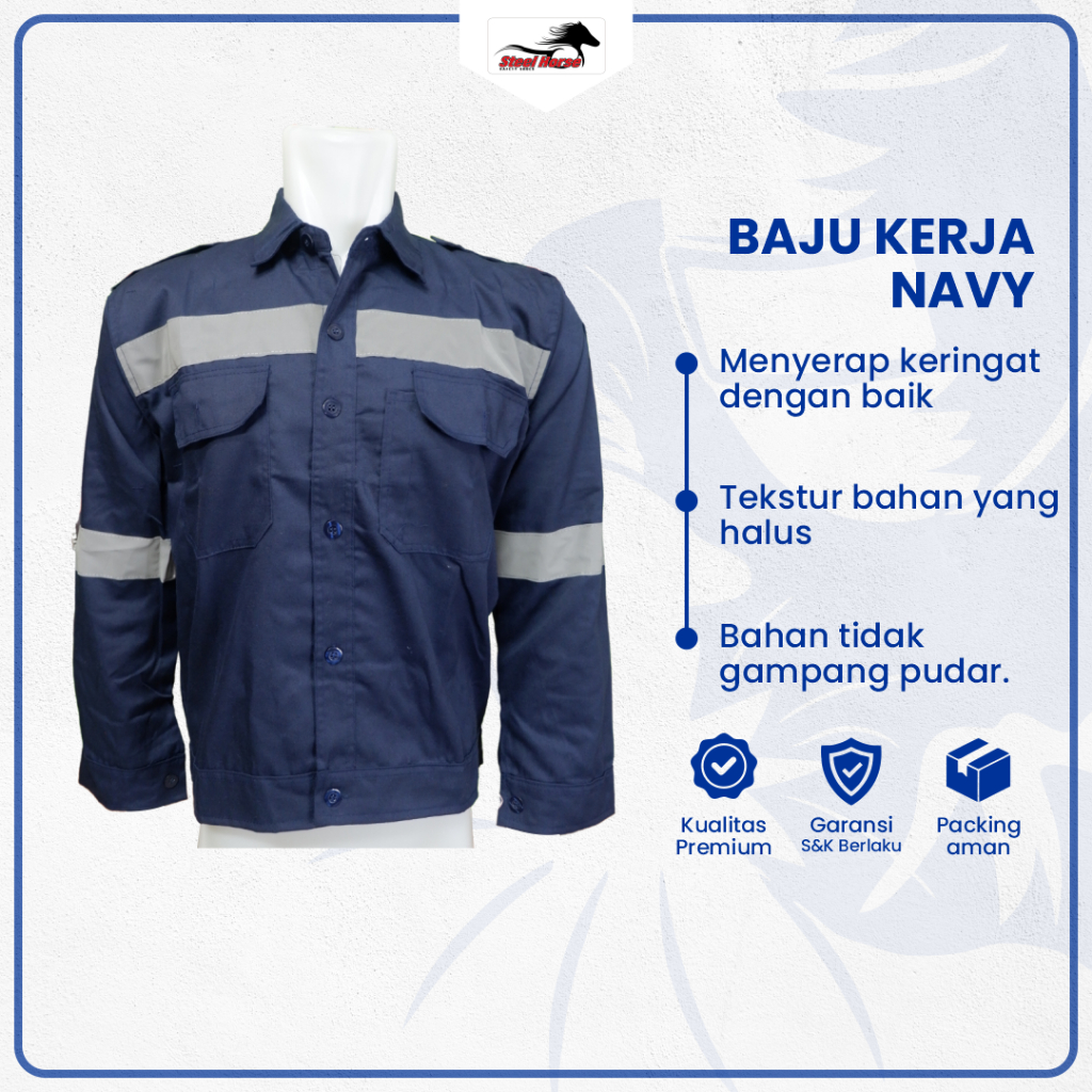 Jual Baju Seragam Atasan Wearpack Safety Keselamatan Kerja Proyek ...