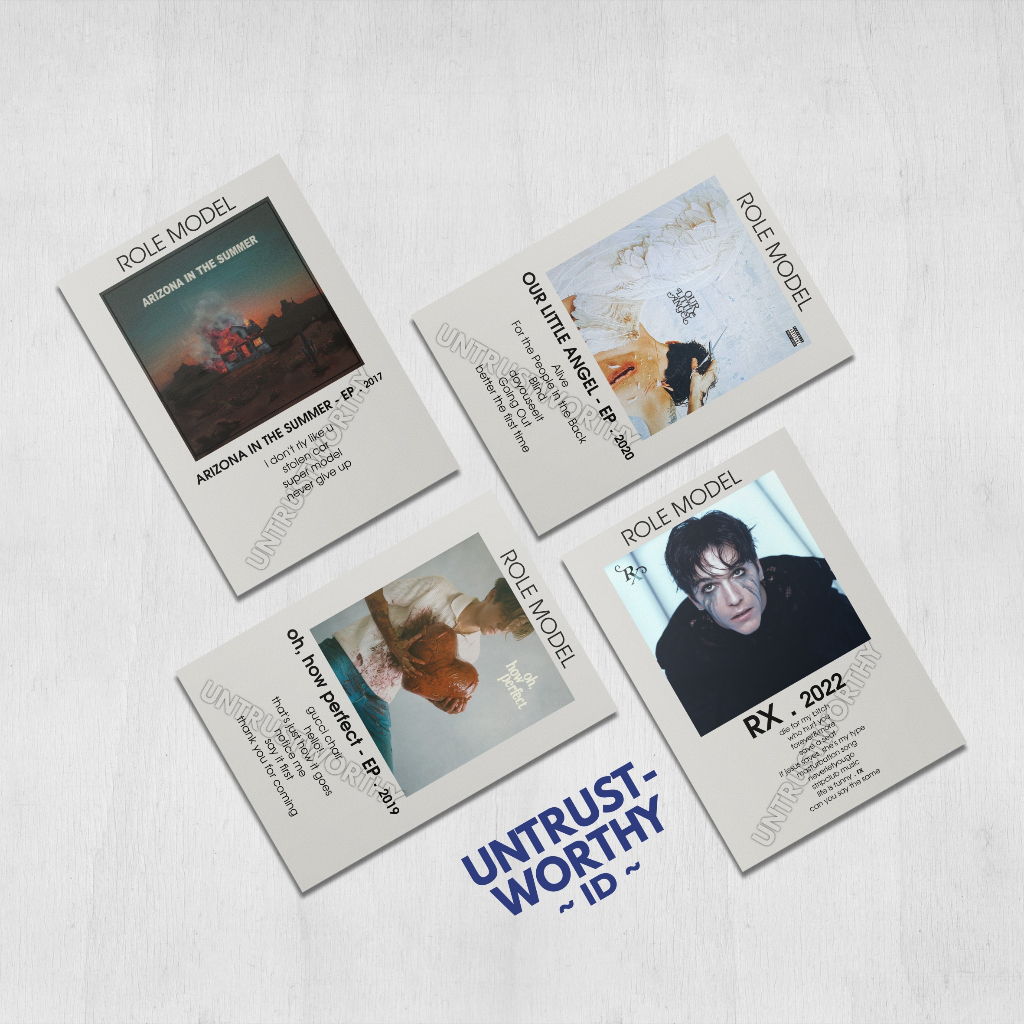 Jual Poster ROLE MODEL - Tucker Pillsbury Album dan EP Ukuran A5 (4pcs ...