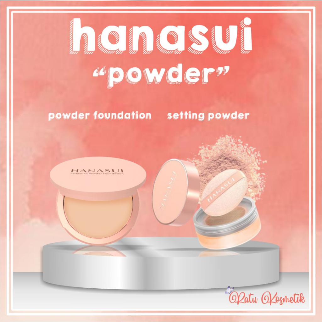 Jual RATU Hanasui Perfect Fit Setting Powder Foundation | Loose Powder ...