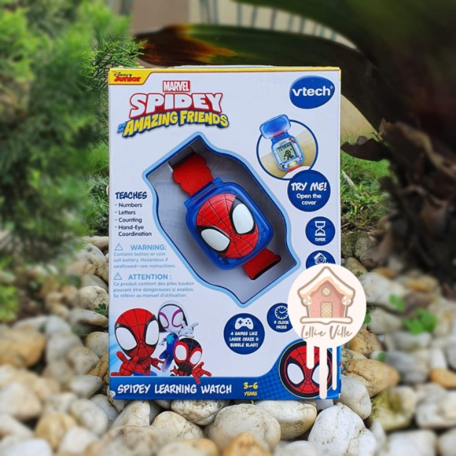 Jual VTech Spidey and His Amazing Friends Spidey Learning Watch ...
