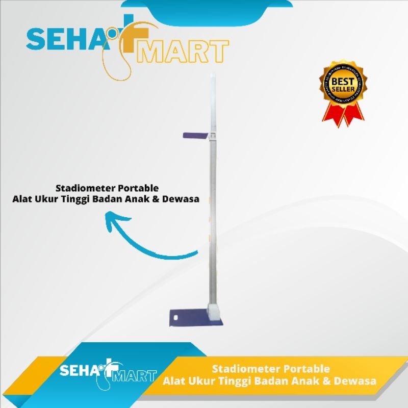 Jual Stadiometer Portable Alat Cek Ukur Tinggi Badan Anak Sampai Dewasa ...