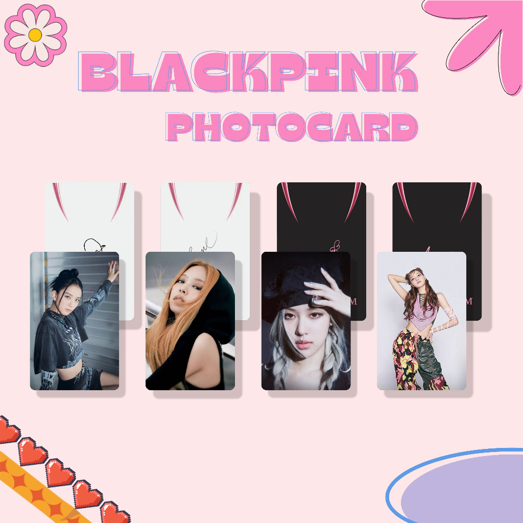 Jual PHOTOCARD BLACKPINK PHOTOCARD IDOL (ISI 5 PCS + LAMINASI 2 SISI ...