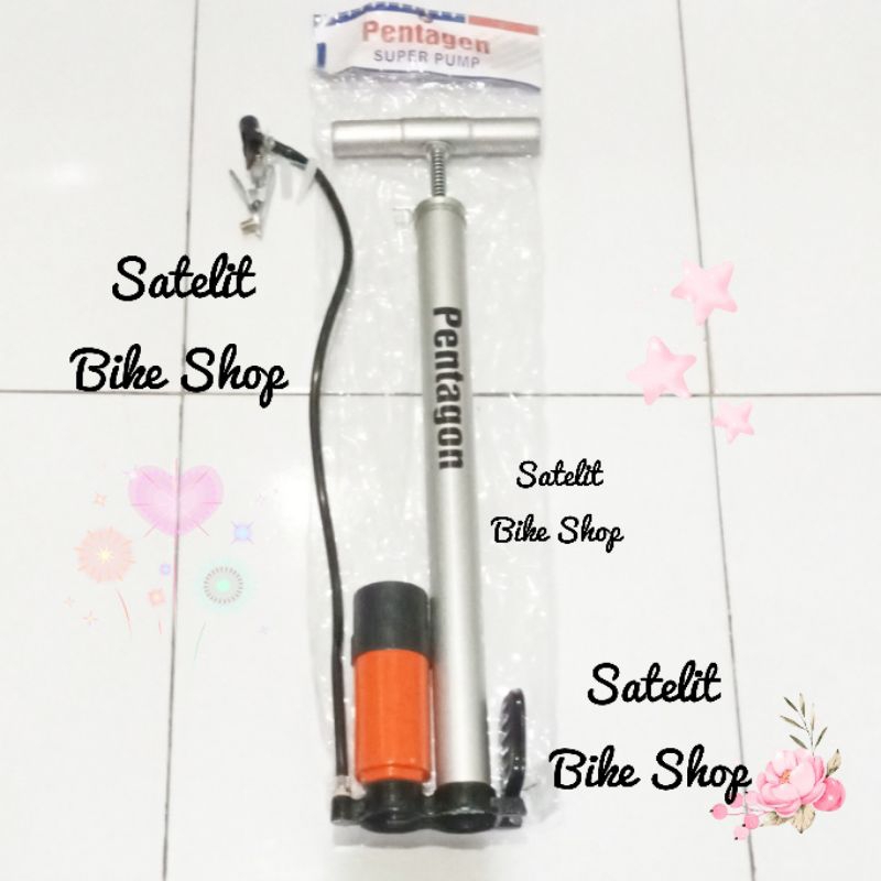 Jual Pompa Ban Sepeda Pompa Ban Motor Pompa Ban Angin Pentagon | Shopee ...