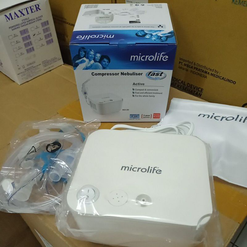 Jual PROMO- Nebulizer Microlife Compressor NEB 200/ Alat Bantu Uap ...