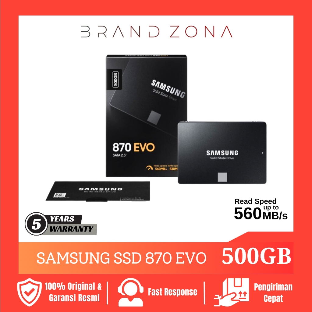 Jual SAMSUNG SSD 870 EVO SSD 500GB 2.5" SATA3 Internal SSD SATA III ...