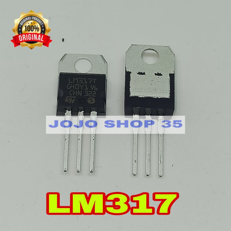 Jual Transistor ORIGINAL LM317 LM 317 LM317T ST IC LM 317T Ic Lm317T lm317 ASLI ST | Shopee ...