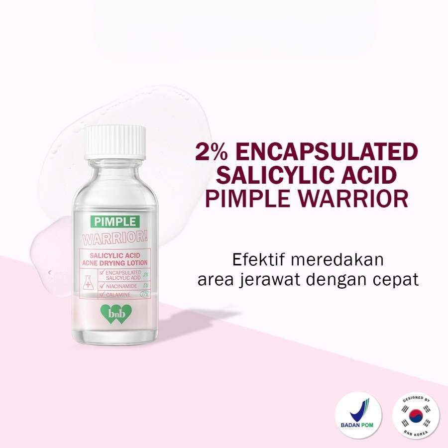 Jual BNB barenbliss Pimple Warrior! Salicylic Acid Acne Spot Treatment ...