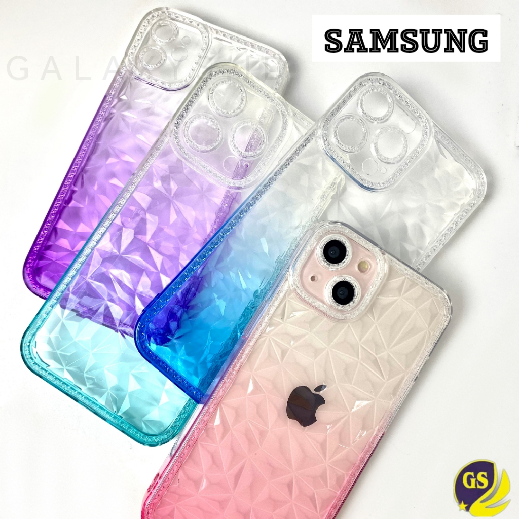 Jual SAMSUNG (1) SOFT CASE DIAMOND CRYSTAL GRADASI GRADIENT FOR Samsung ...