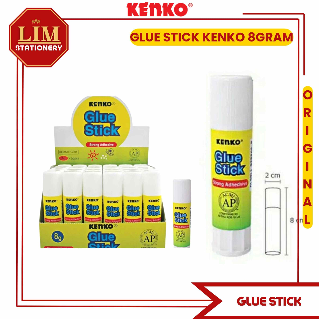 Jual KENKO LEM STICK / GLUE STICK 8 GRAM (PCS) | Shopee Indonesia