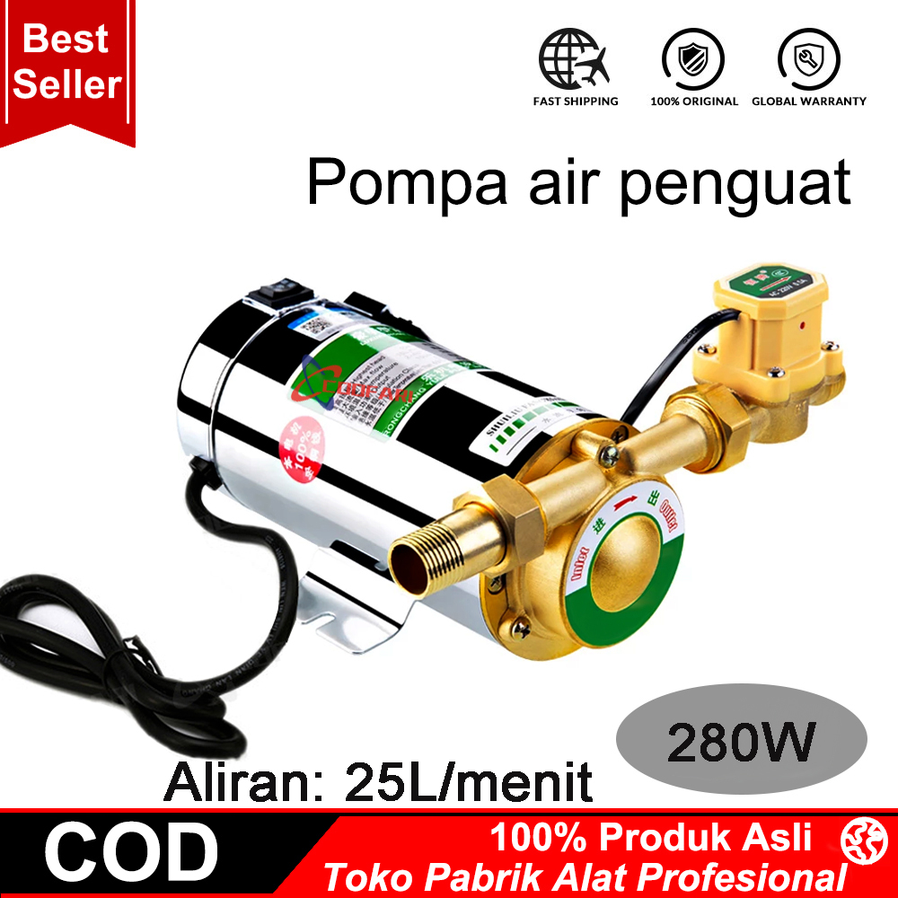 Jual Pompa Pendorong Tekanan Air Booster Pump 100Watt 180Watt 300Watt ...