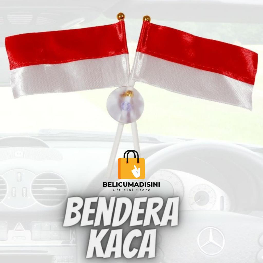 Jual BENDERA MERAH PUTIH KECIL HIASAN KACA MOBIL / AKSESORIS HUT RI ...