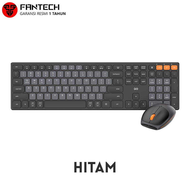 Jual Fantech GO POP WK895 Combo Keyboard dan Mouse Wireless Silent | Shopee Indonesia