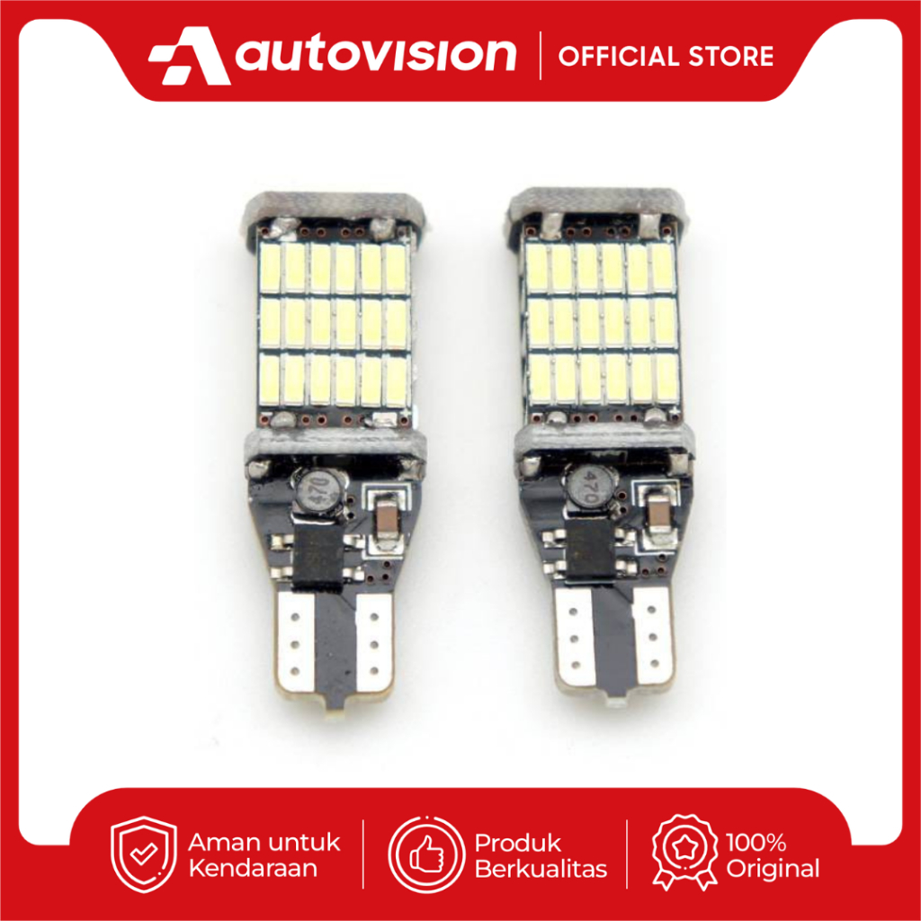 Jual LAMPU MUNDUR T13/T15 4014 45SMD WHITE 12V | Shopee Indonesia