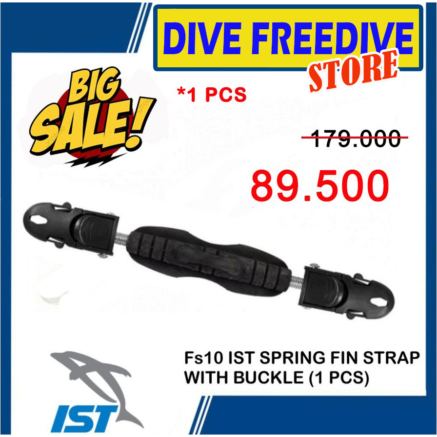 Jual FS10 Spare Part Spring Fin Strap IST with Buckle (1 pcs) Sparepart ...