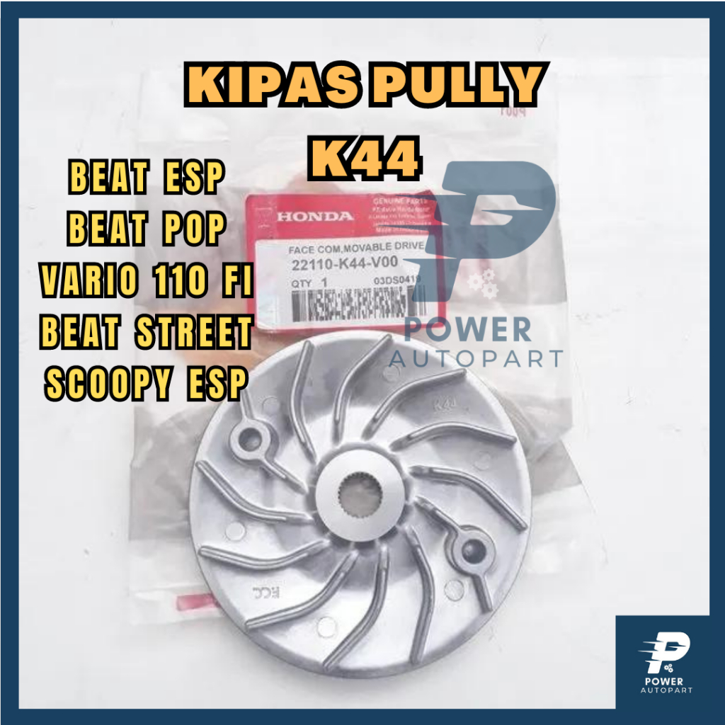 Jual KIPAS PULLY HONDA BEAT ESP, VARIO 110, SCOOPY ESP, BEAT FI NEW ...