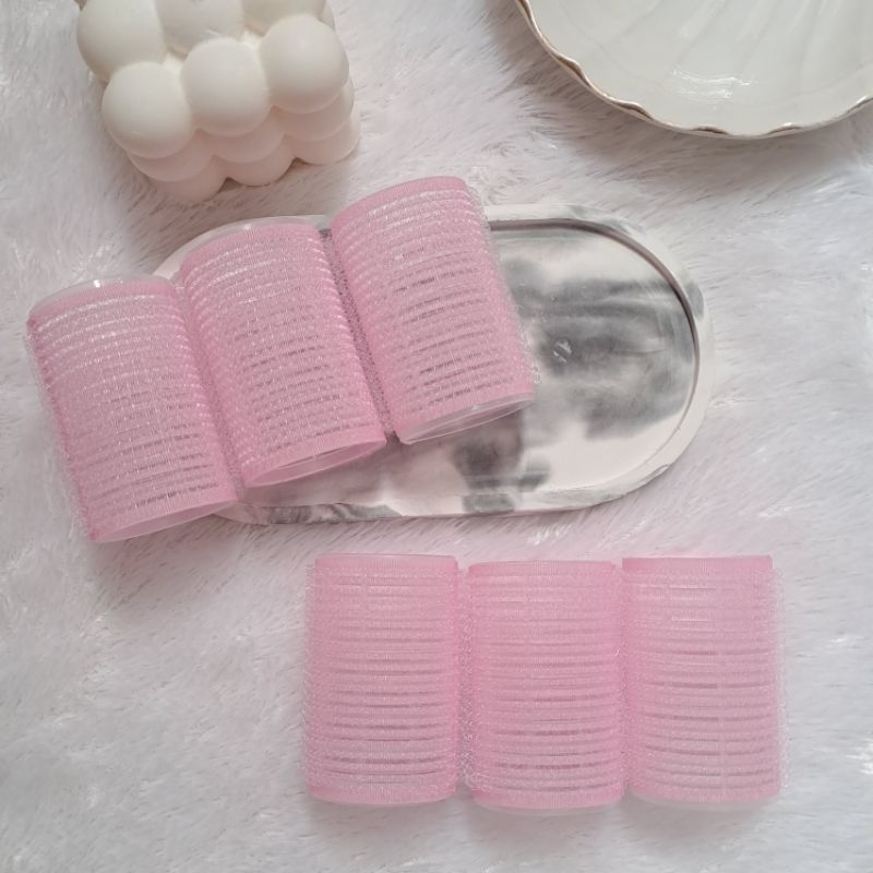 Jual 6 PCS ROLL RAMBUT 4 CM TERMURAH ROLL RAMBUT JUMBO | Shopee Indonesia