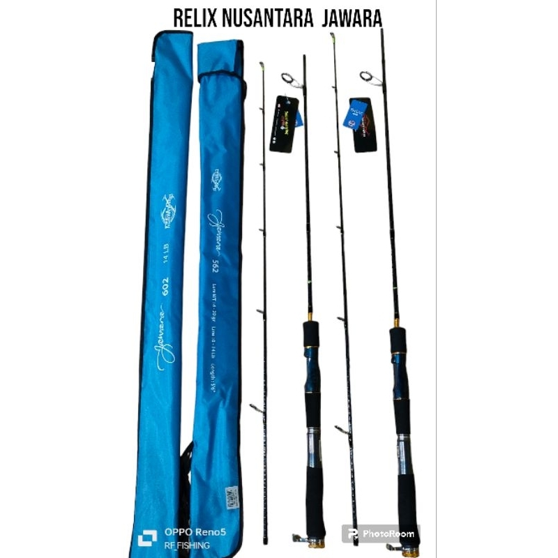 Jual Joran Relix Nusantara Jawara 165cm Dan 180cm 14lb 17lb Full Fuji ...