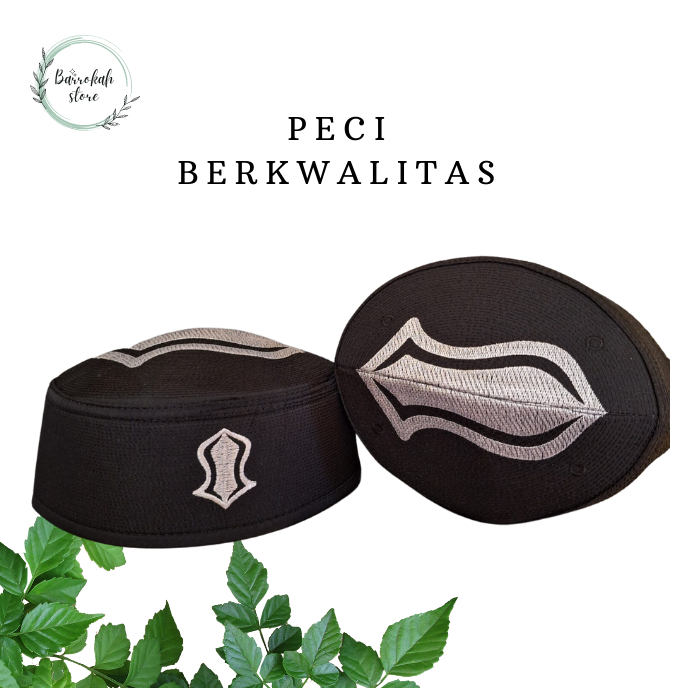 Jual Kopyah terompah, kopyah malaysia, songkok haji peci putih kwalitas ...