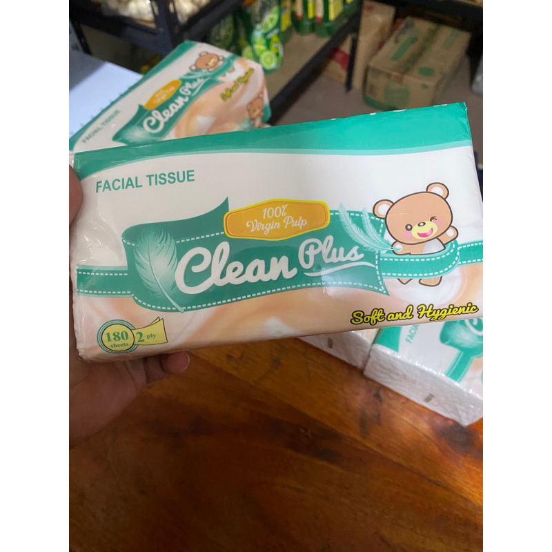 Jual tissue clean plus 180 sheet | Shopee Indonesia