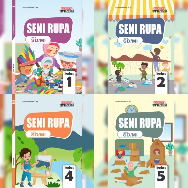 Jual BUKU SENI RUPA UNTUK SD/MI KELAS 1,2,4,5 KURIKULUM MERDEKA PENERBIT CV WAHANA KARYA JAYA ...