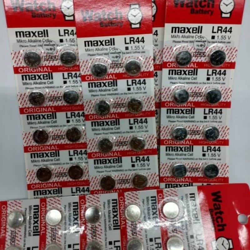 Jual baterai maxell lr 44 / ag13 ( 1 pcs ) | Shopee Indonesia