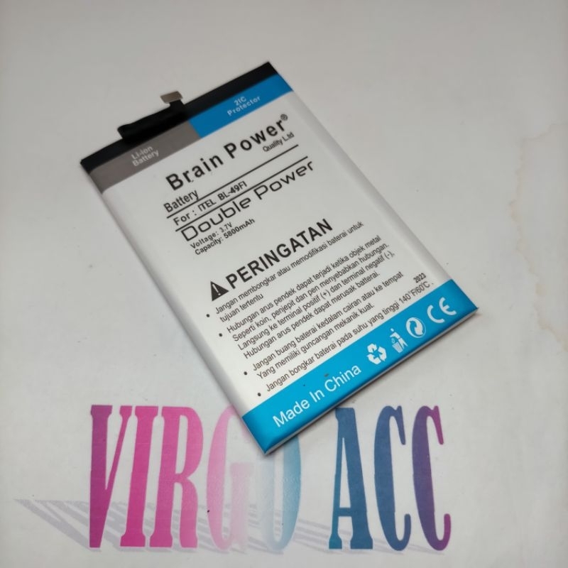 Jual Baterai Batre Battery iTel Vision 1 Plus BL-49FI Double Power ...