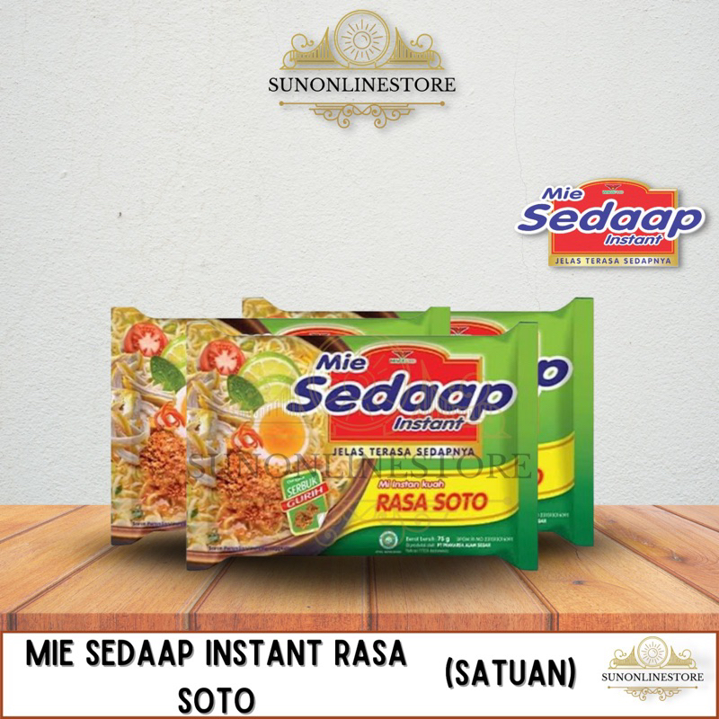 Jual Mie Sedaap Rasa Soto Satuan (1pcs) | Shopee Indonesia