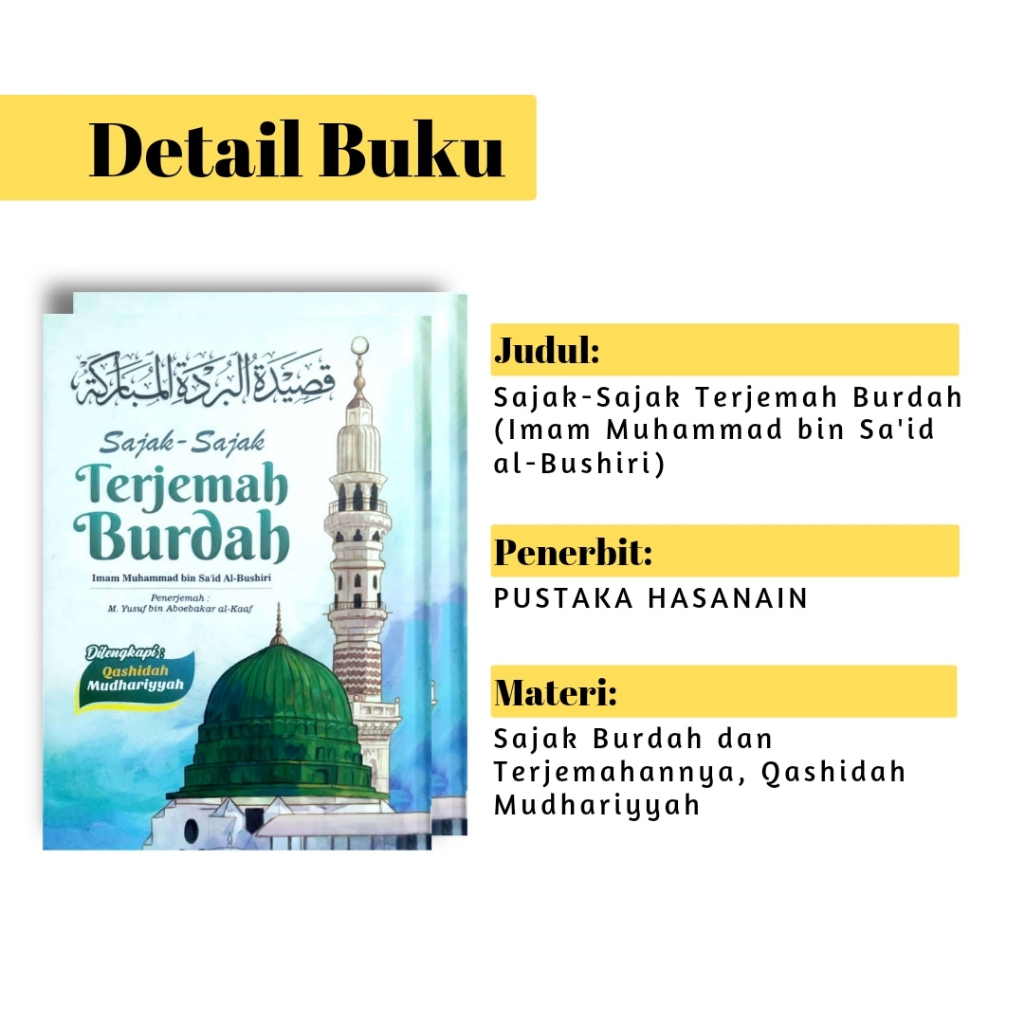 Jual TERJEMAH BURDAH- Kitab Qosidah Burdah Terjemahan | Shopee Indonesia