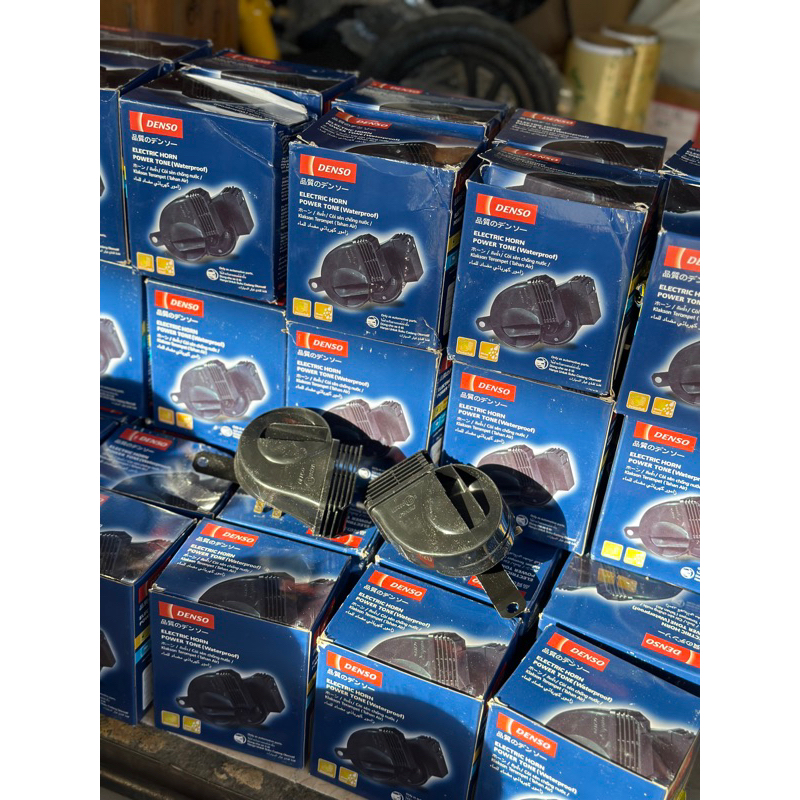 Jual Klakson keong / mobil merk DENSO Universal Waterproof | Shopee ...