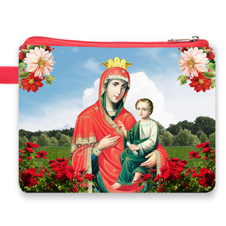 Jual Dompet Mini Pouch Bunda Maria Mother Mary Souvenir Rosario Katolik ...