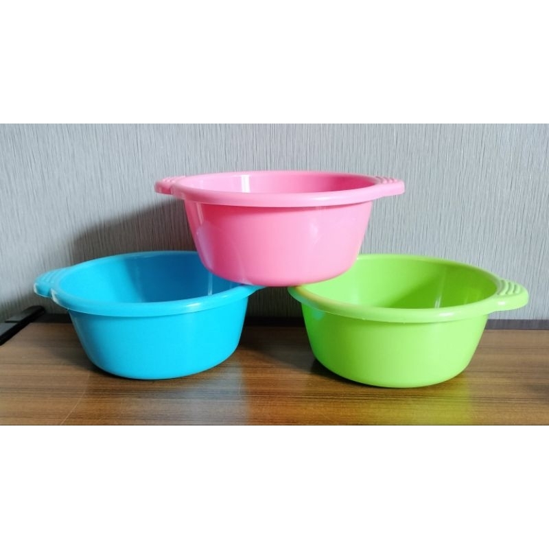Jual Waskom / Baskom Plastik Bulat Warna | Shopee Indonesia