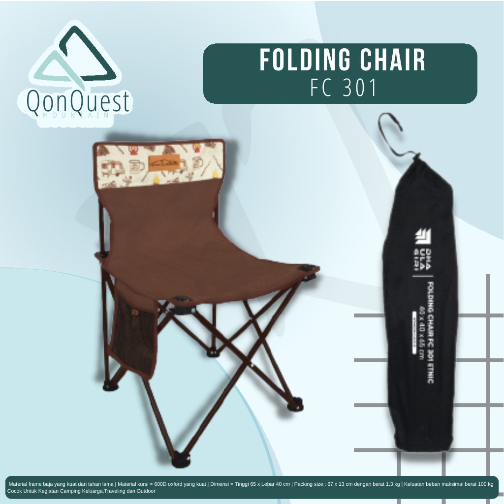 Jual Folding Chair FC 301 Etnic Dhaulagiri - Kursi Lipat Camping - Kursi Lipat Dhaulagiri ...