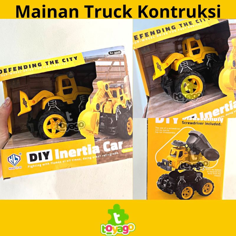 Jual MAINAN DIY MOBIL KONTRUKSI BEKO (mainan diy mobil kontruksi beko ...