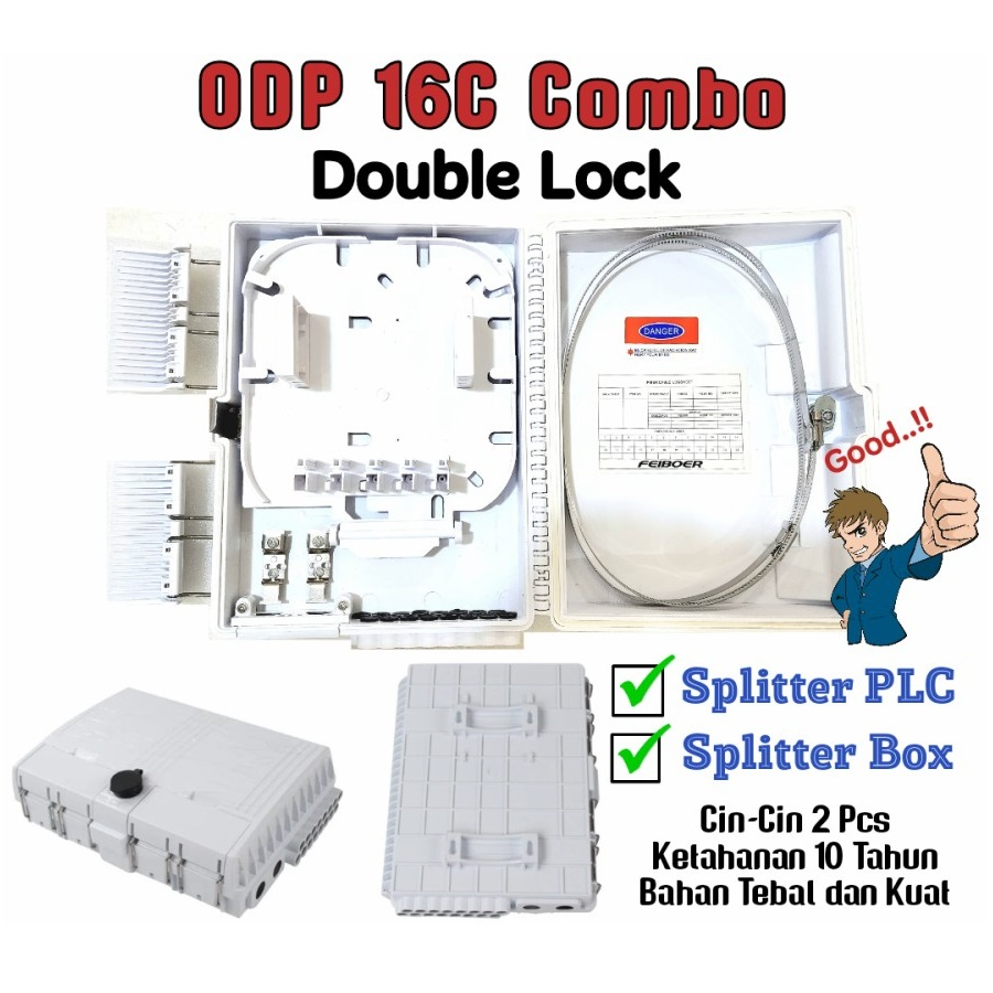 Jual ODP Fiber Optic 16 Core Combo [ Bonus Ring besi ] | Shopee Indonesia