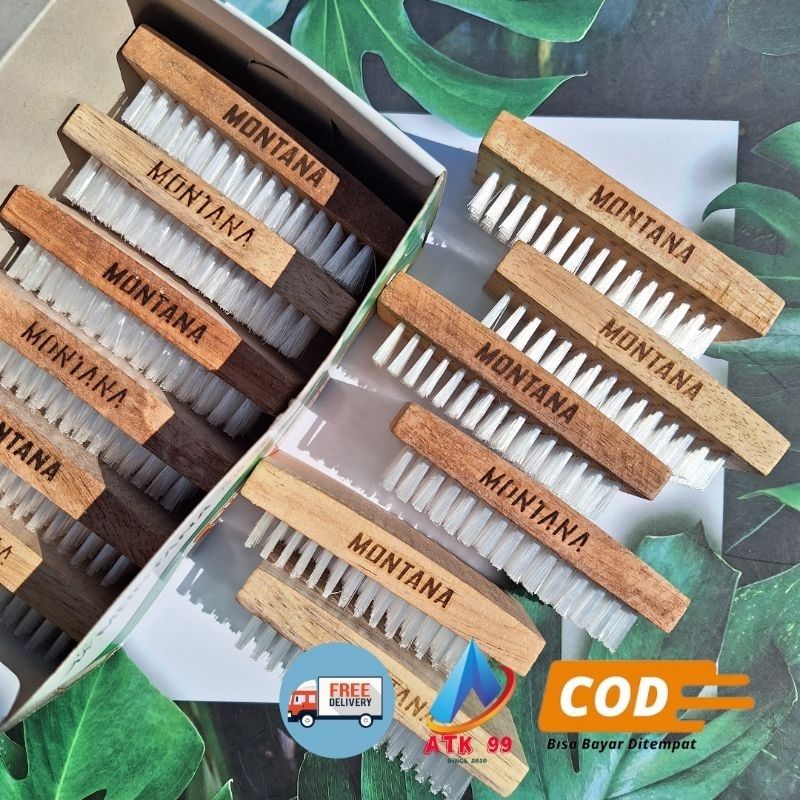 Jual Sikat Kayu KIMO 12pcs/Sikat Baju/Sikat Kayu/Sikat Pembersih ...