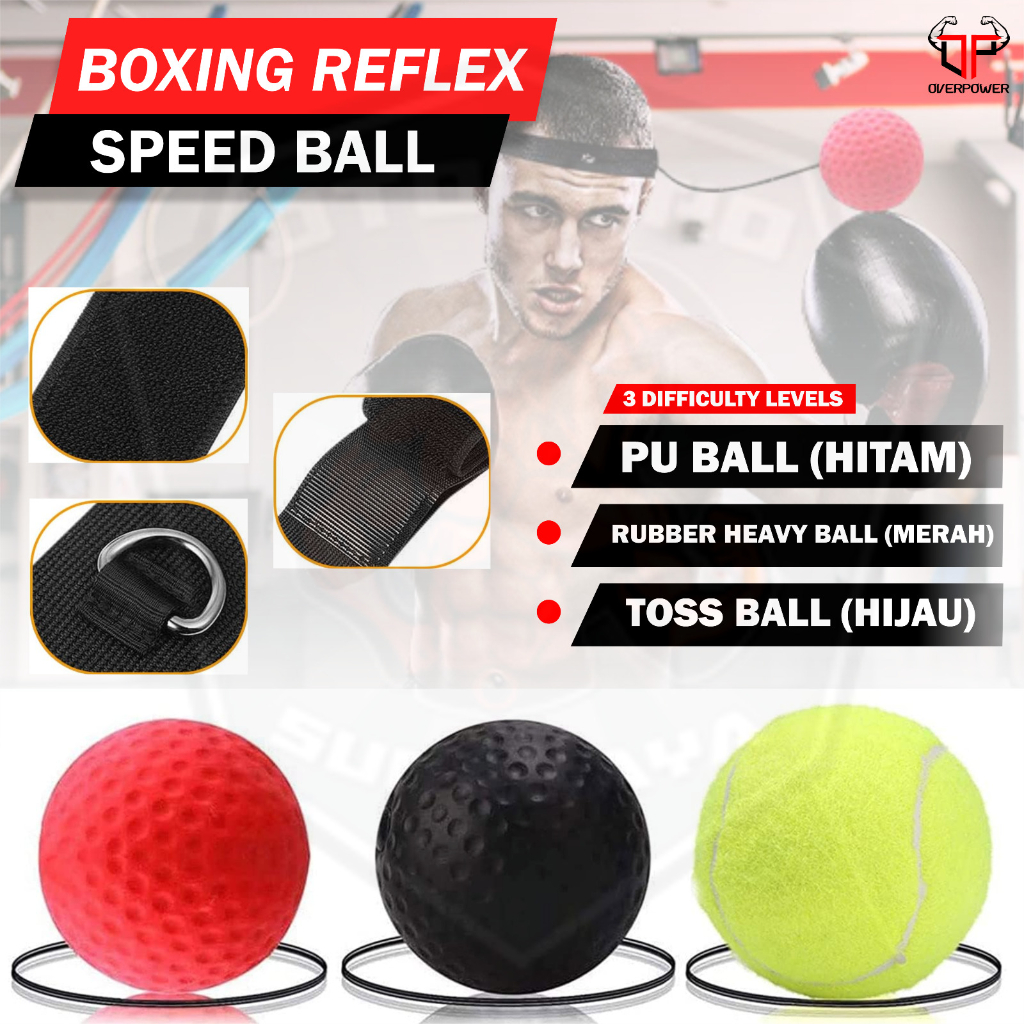 Jual Boxing Reflex Speed Ball | Latihan Tinju | Gym | Fitness | Shopee ...