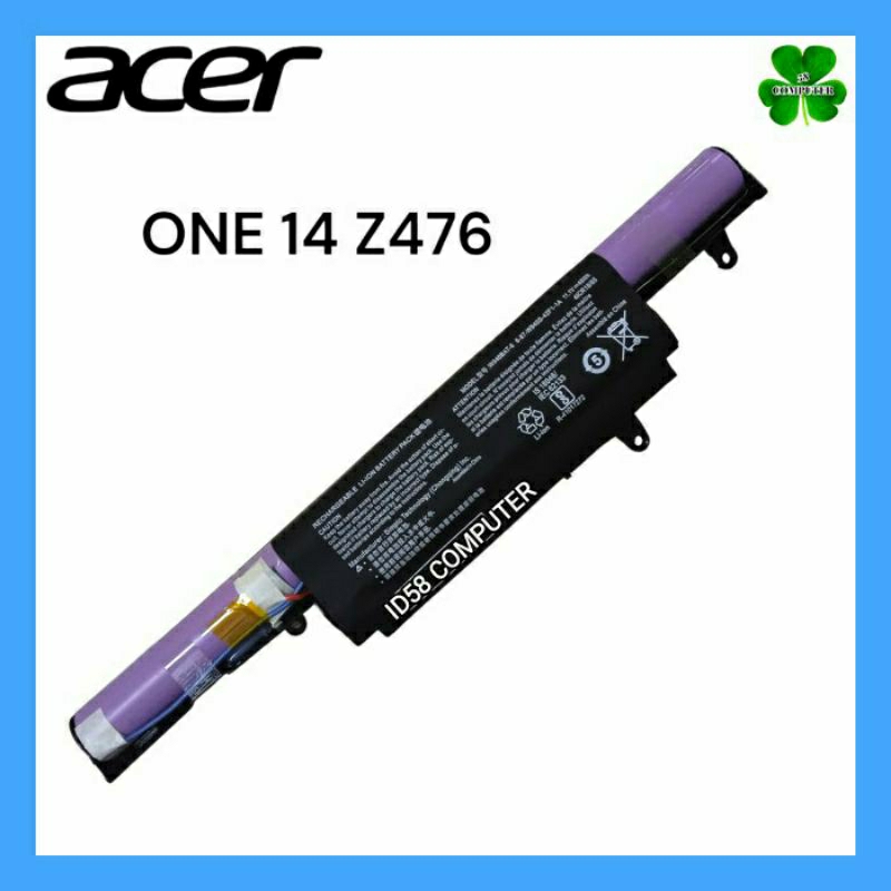 Jual BATTERY BATERAI ORIGINAL LAPTOP ACER Z476 ACER ASPIRE ONE 14 Z476 ...