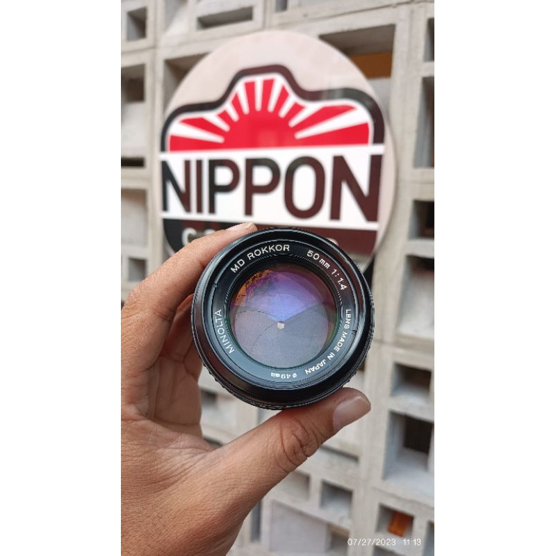 Jual LENSA FIX MANUAL MINOLTA MADE IN JAPAN ASLI 35mm 50mm 55mm 58mm 28mm f1.4 f1.7 f1.8 f2.8 ...
