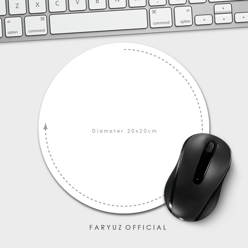 Jual Mousepad Bulat Couple Alas Tatakan Mouse Pad Gaming Custom Karet ...