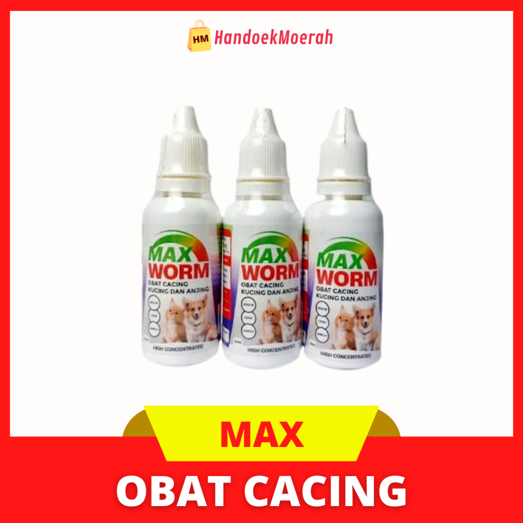 Jual Max Worm 30ml / Obat Cacing Untuk Kucing & Anjing | Shopee Indonesia