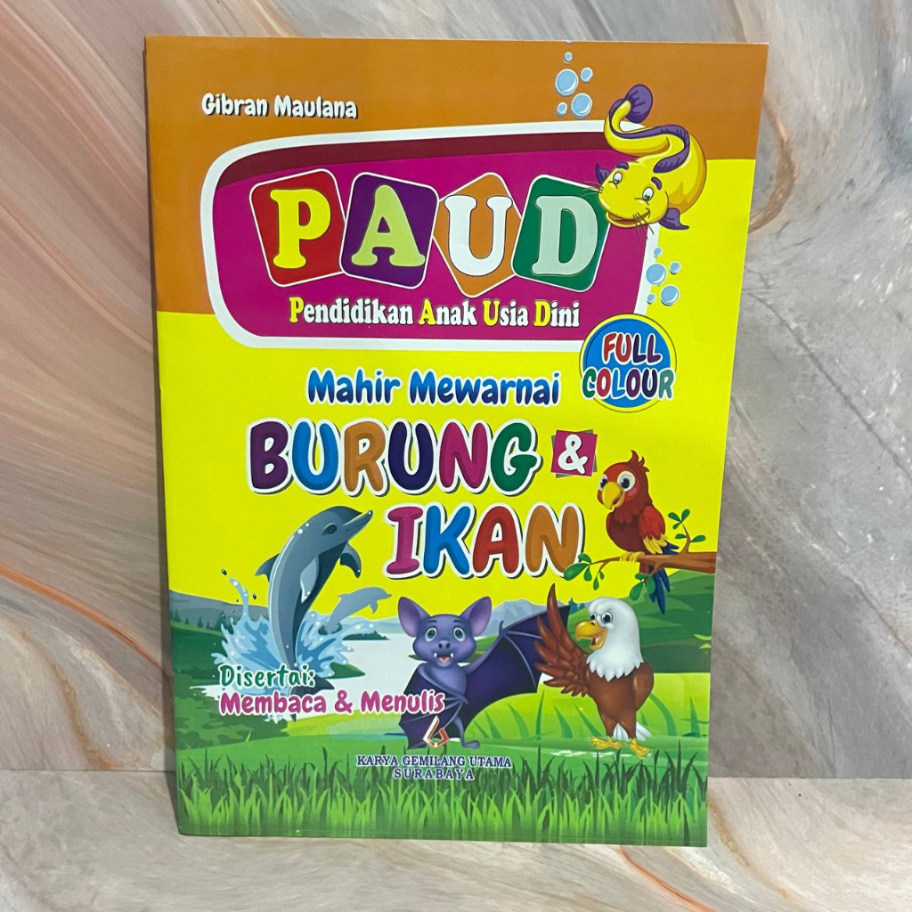 Jual Buku PAUD Pendidikan Anak Usia Dini Mewarnai 48 Halaman BERWARNA ...