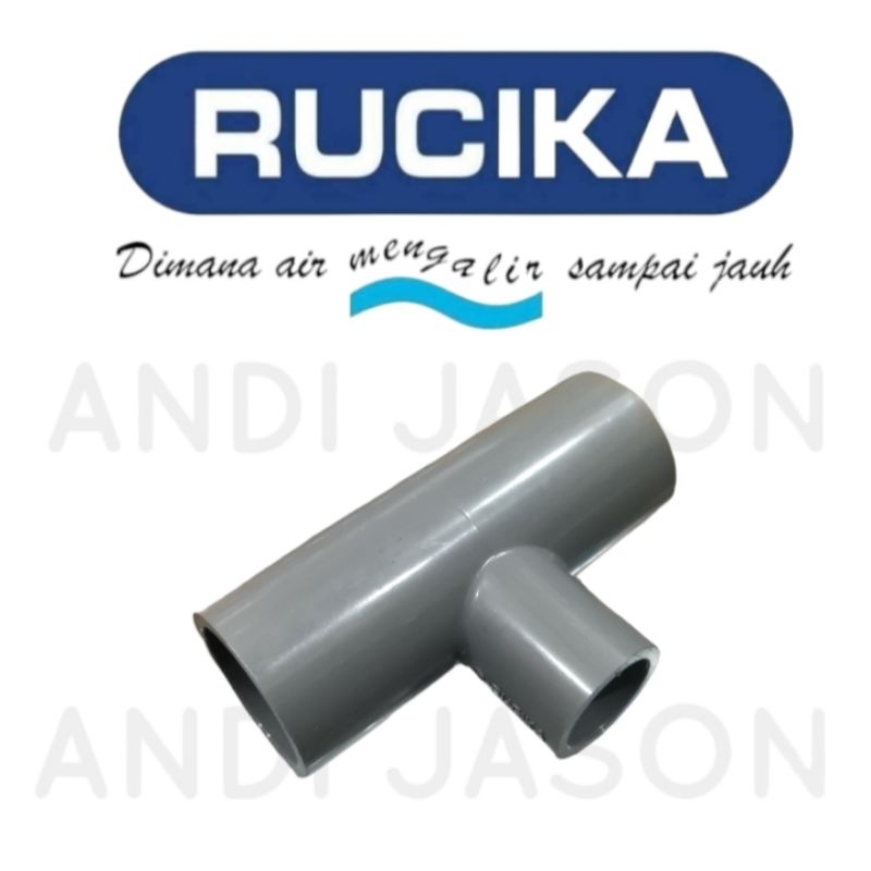 Jual TEE RUCIKA AW 1"X1/2 INCI TEE REDUCER AW PVC TEBAL T 1"X½" INCI ...