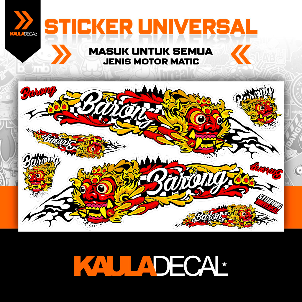 Jual STIKER STRIPING MOTOR ALL MATIC MOTIF 5 / UNIVERSAL MATIC ...