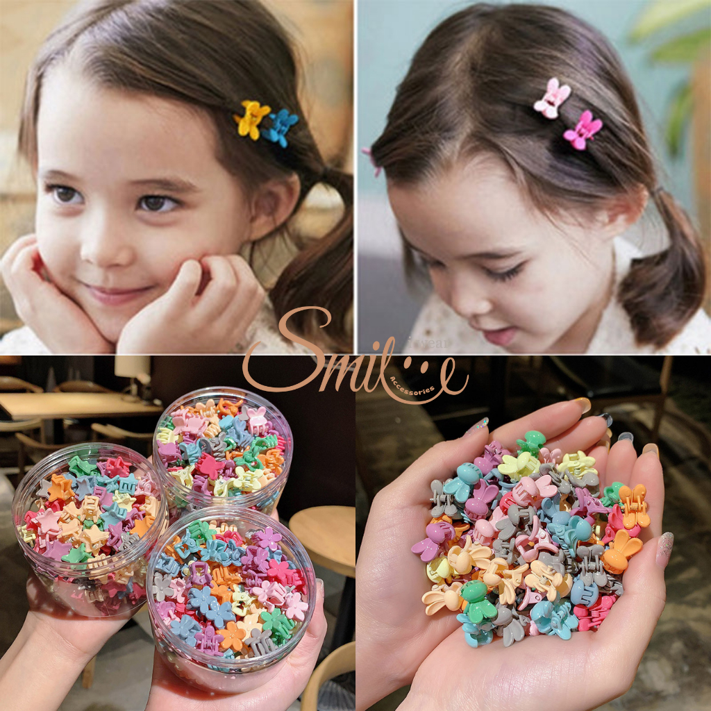 Jual 30 PCS- JEPIT RAMBUT ANAK PEREMPUAN KOREA /JEPIT RAMBUT MINI KECIL ...