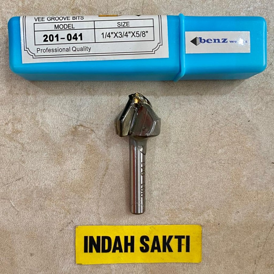 Jual Mata Router Mata Profil 19mm Vee Groove Bits 201-041 - Benz ...
