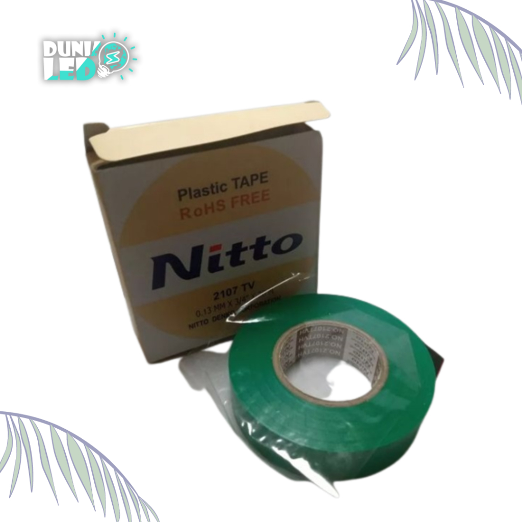 Jual ISOLASI NITTO LISTRIK ORIGINAL TAPE WARNA PVC KABEL NITO 3/4" 20m ...