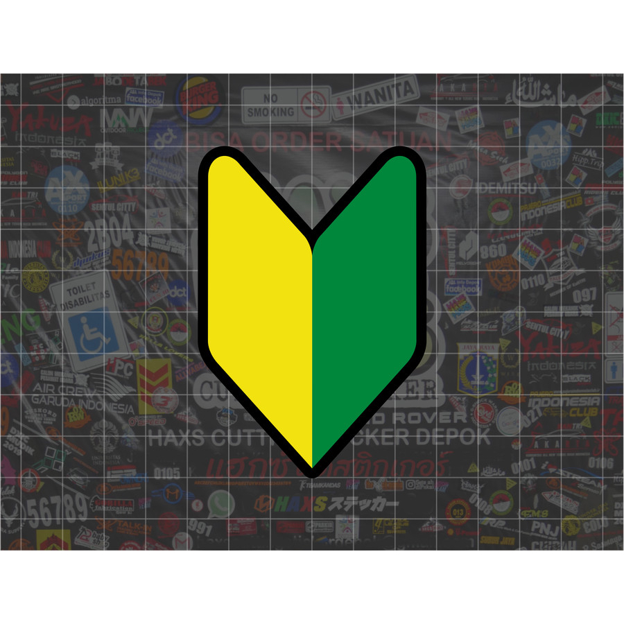 Jual Cutting Sticker JDM Wakaba Ukuran 8 Cm Untuk Mobil Motor | Shopee ...