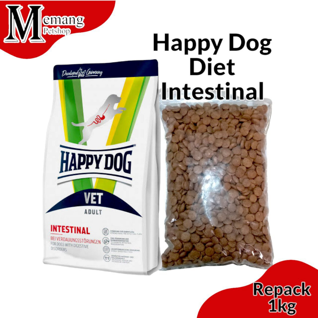 Jual Happy Dog Vet Diet Intestinal 1Kg Repack - Makanan Anjing - Food ...