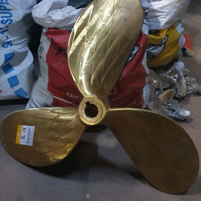 Jual kipas kapal 20 - 30 Kuningan propeller baling baling | Shopee ...