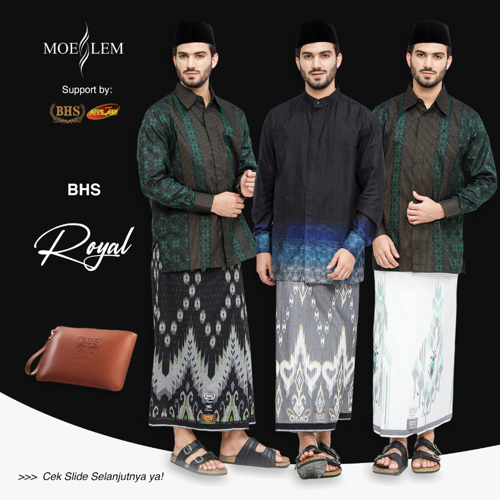 Jual Sarung BHS Royal Gold Original Varian Motif dan Warna | Shopee ...